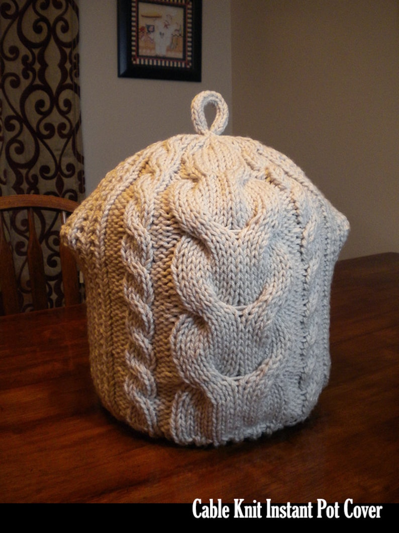 Cable Knit Instant Pot Cover Pattern - Etsy