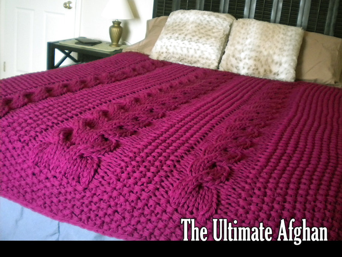 The Ultimate Afghan Knitting Pattern | Etsy