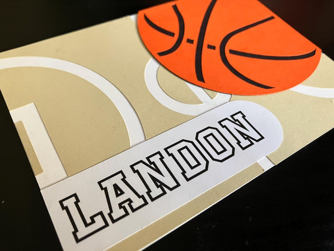 Slam Dunk Celebration Personalized Greeting Card - Etsy