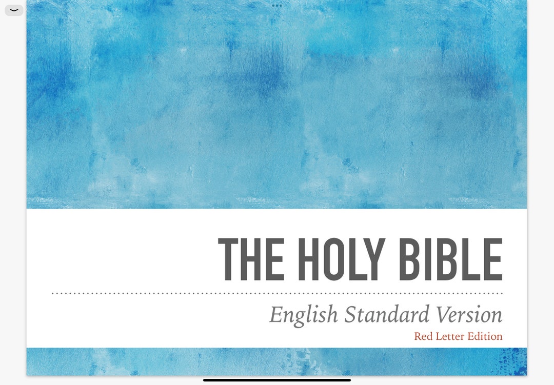 ESV Digital Journaling Bible Large Print, Sky Blue English Standard ...