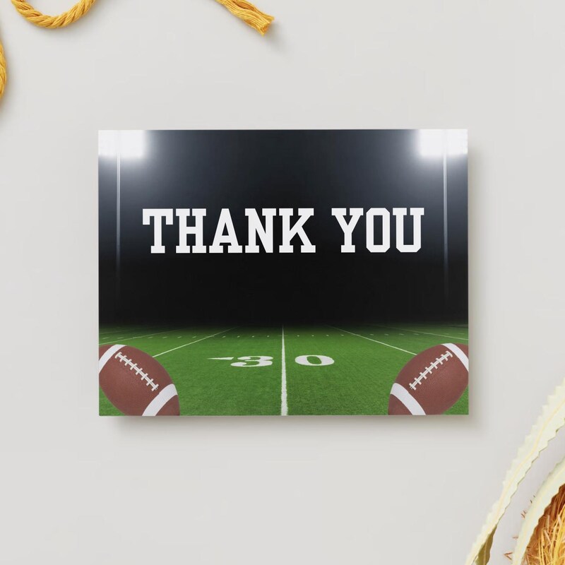 Manly Thank You Card - Etsy