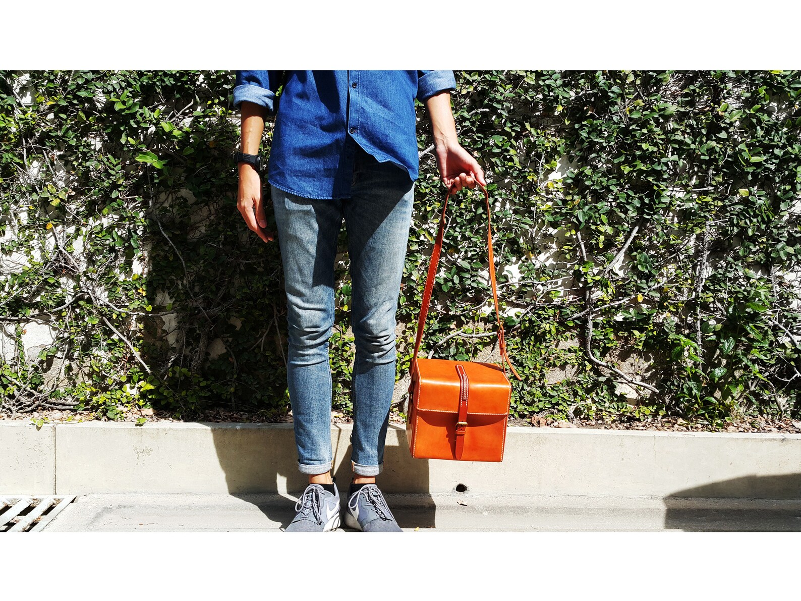 Camera Bag Leather DSLR Camera Bag Reporter Bag Box Bag - Etsy