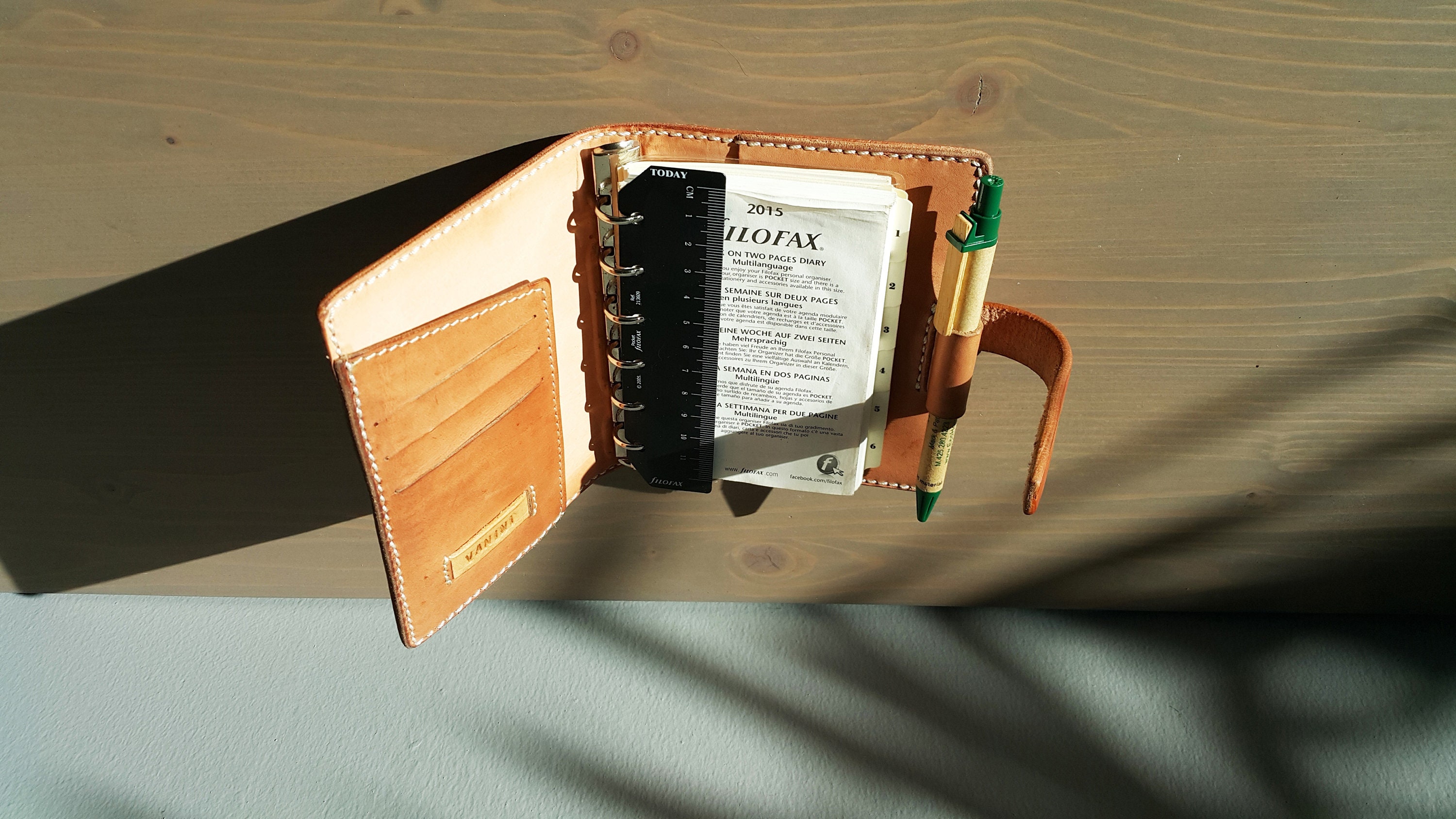 Filofax Binder Pocket Size 6 Ring Binder Planner Leather | Etsy