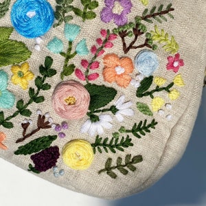 Custom Click Clack Purse Linen Floral Embroidery Kisslock Frame Purse ...