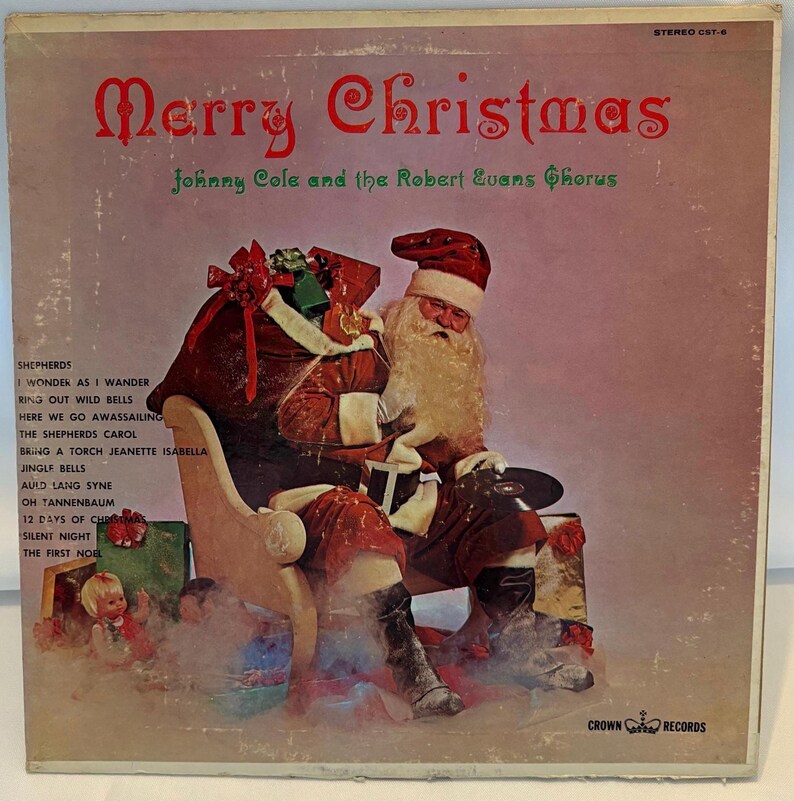 Johnny Cole and the Robert Evans Chorus Merry Christmas - Etsy