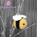 Buzzy Bee Crochet Keychain PATTERN: Whimsical Amigurumi Accessory for ...