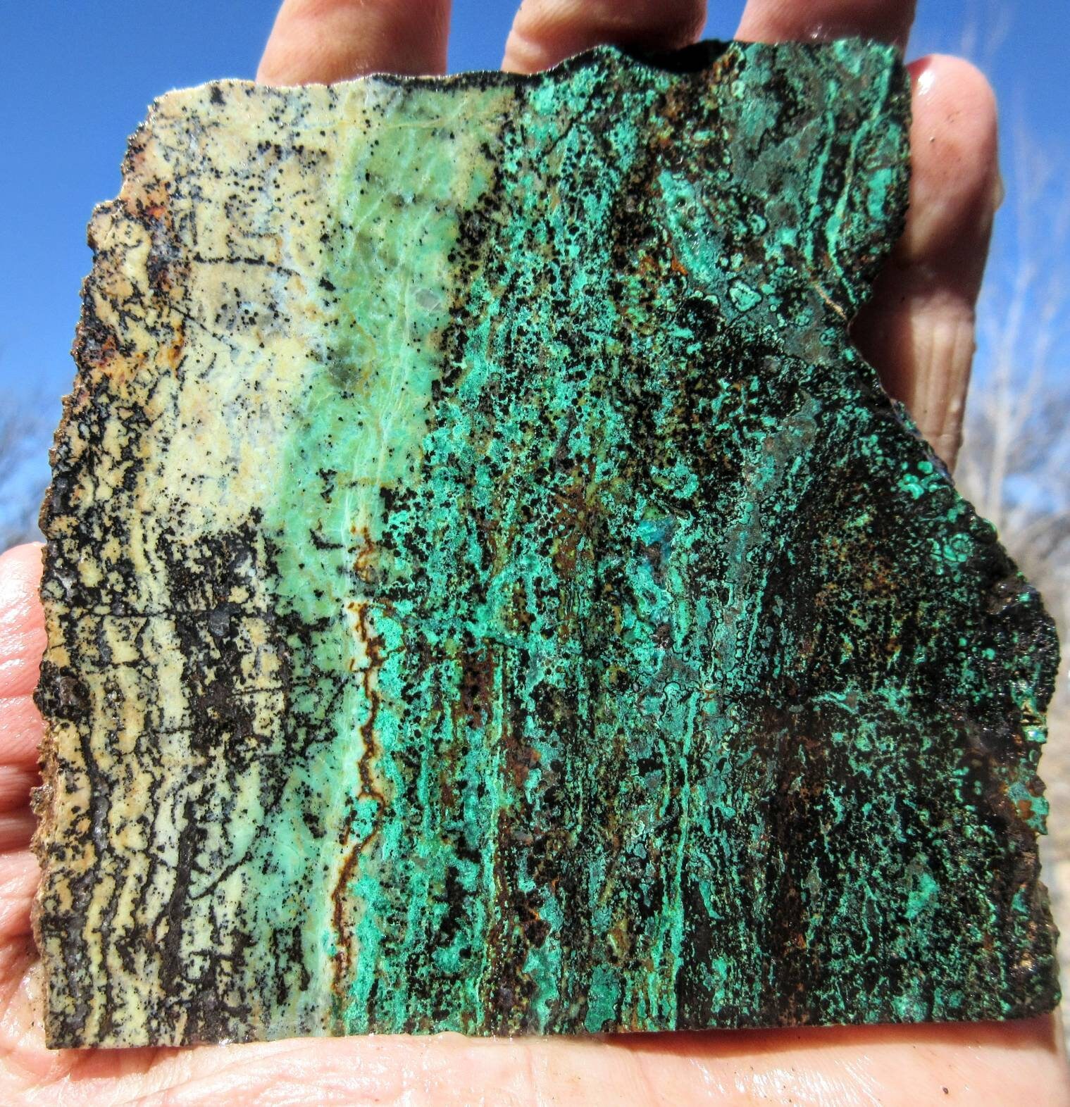 chrysocolla rough slab 13.5 grams 602 Jewelry Making & Beading Jewelry ...