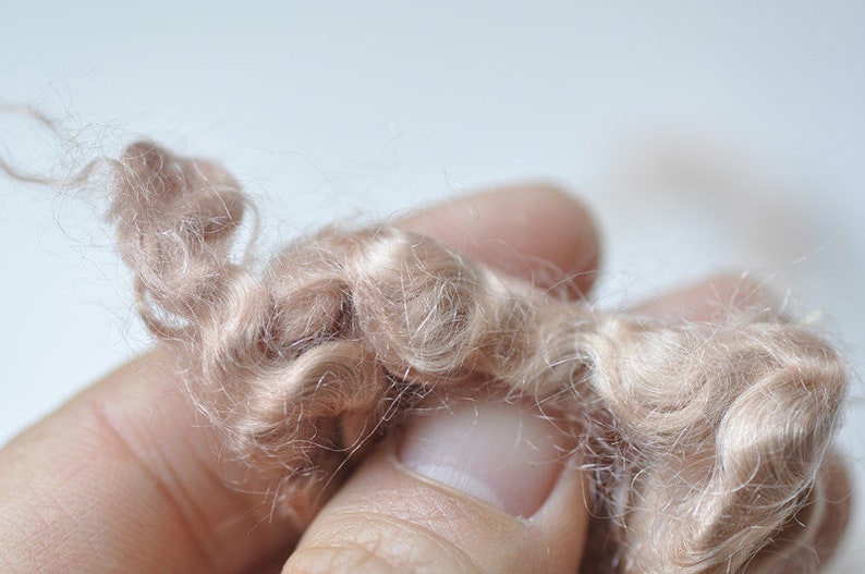 Angora Goat Mohair Wool Curls For Teddy BearDoll Hair | Etsy