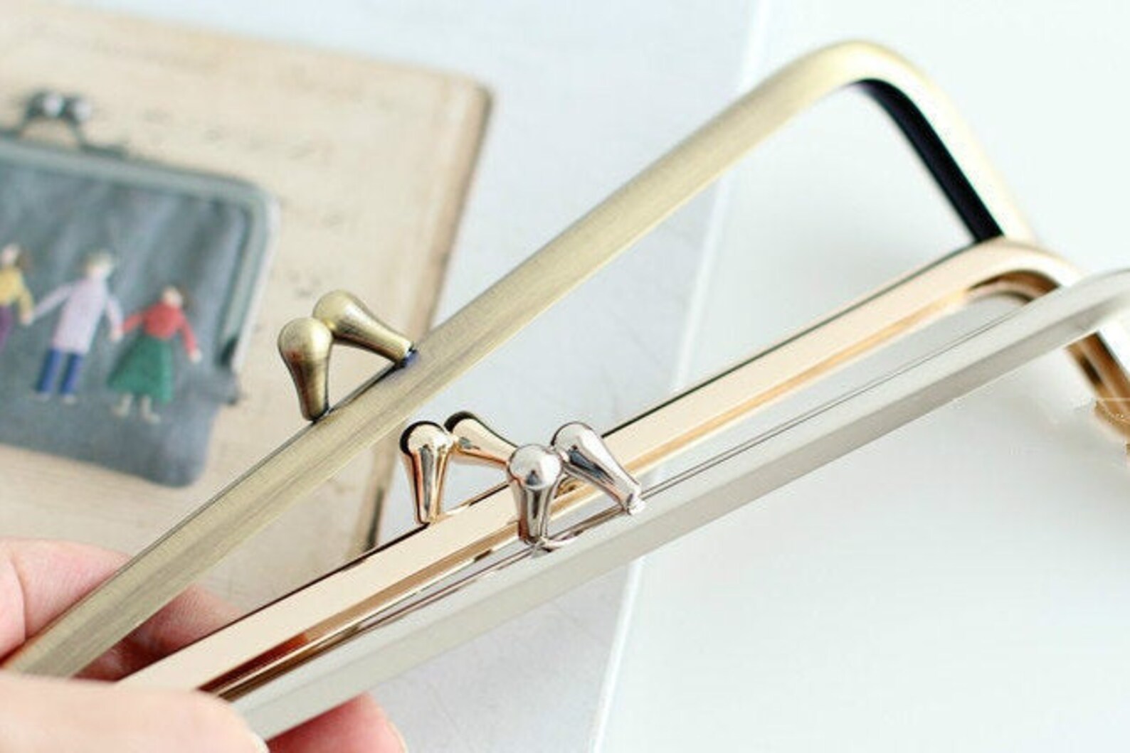 18cm ( 7") Purse Frame Clutch Bag Glue-in Purse Frame - Etsy