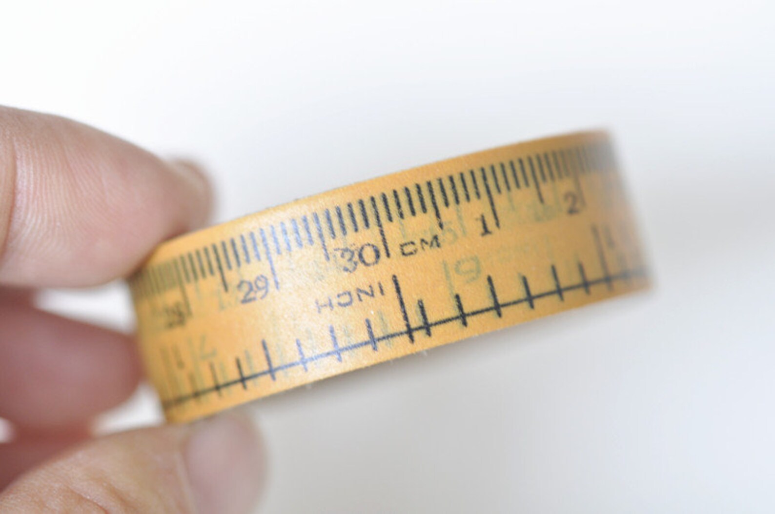 Retro Teacher Measuring Tape Ruler Washi Tape 15mm Wide X 3M Roll No ...