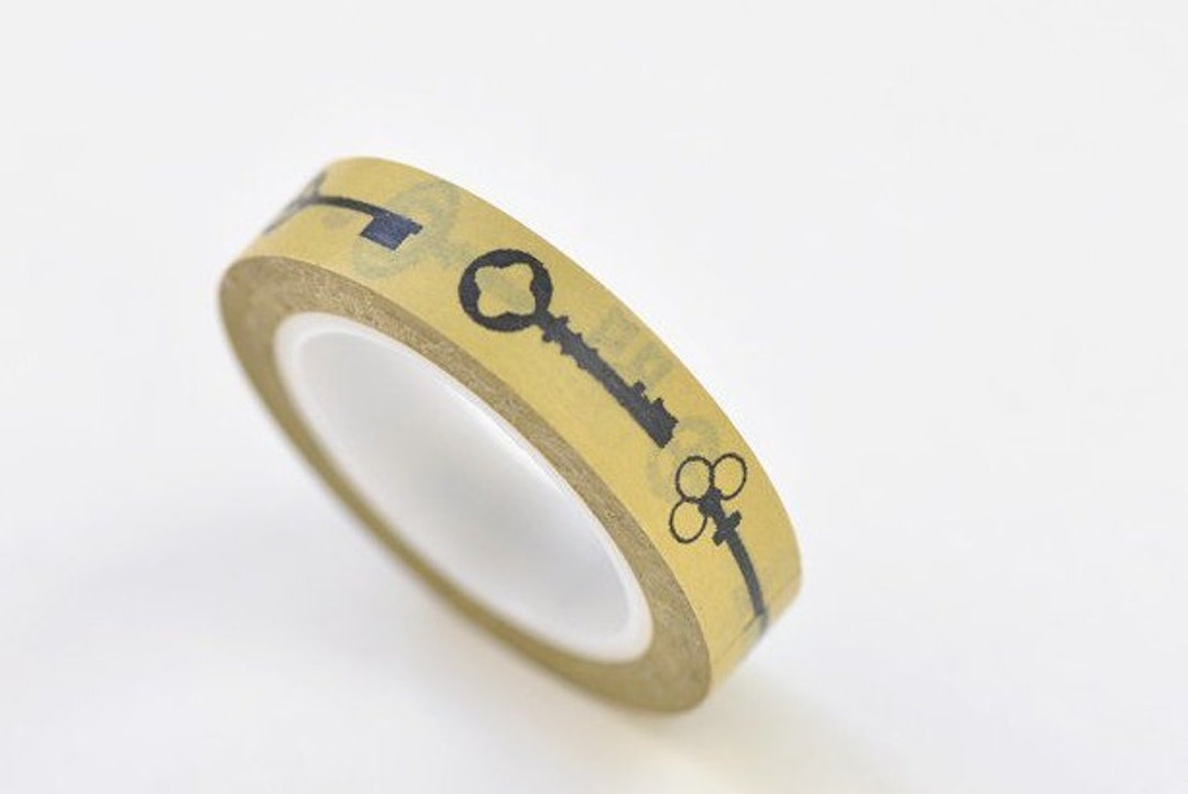 Key Adhesive Washi Tape 10mm X 10m Long No.13019 - Etsy