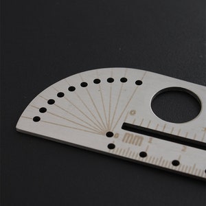 Stainless Steel Ruler Multifunction 26.3cm - Etsy