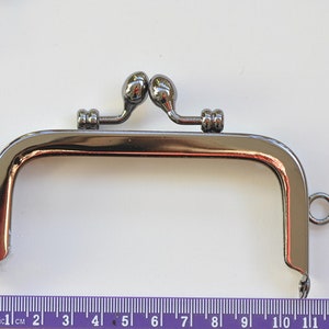 10cm ( 4") Mini Purse Frame Small Purse Frame Light Gold/ Gunmental - Etsy