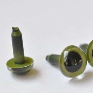 Pure Green Round Eyes/round Transparent Amigurumi Animals Eyes/ Safety ...