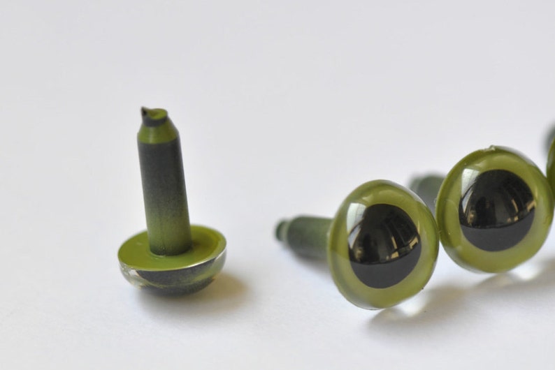 Pure Green Round Eyes/round Transparent Amigurumi Animals - Etsy