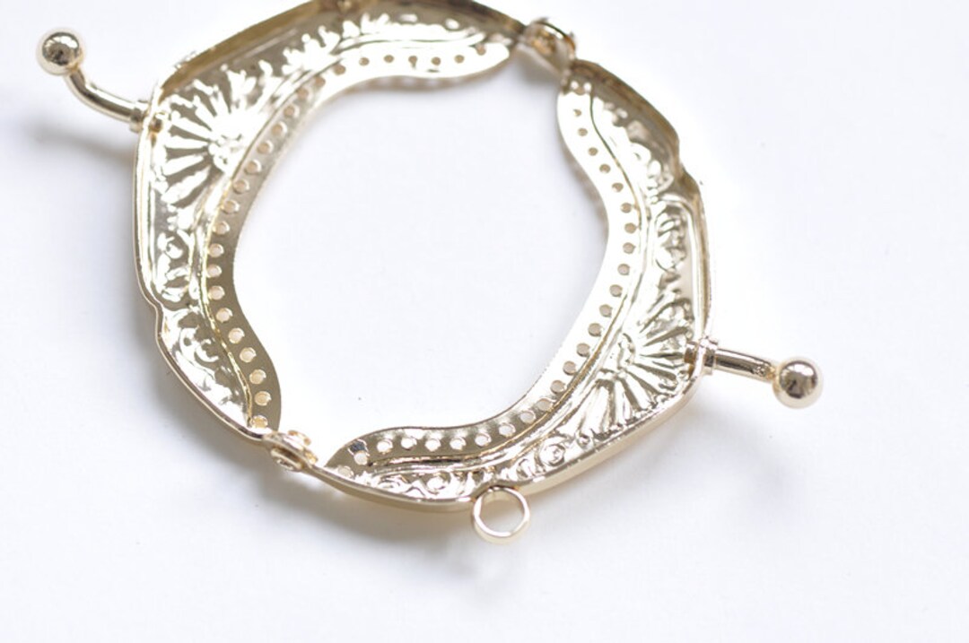 2" Purse Frame Light Gold Mini Coin Purse Frame Sewing in Style 5cm X ...