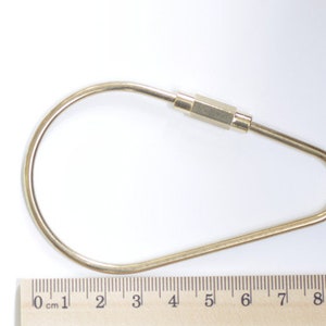 1 Piece Brass Key Rings Unique Key Ring Maker 10 Styles Pick up the ...