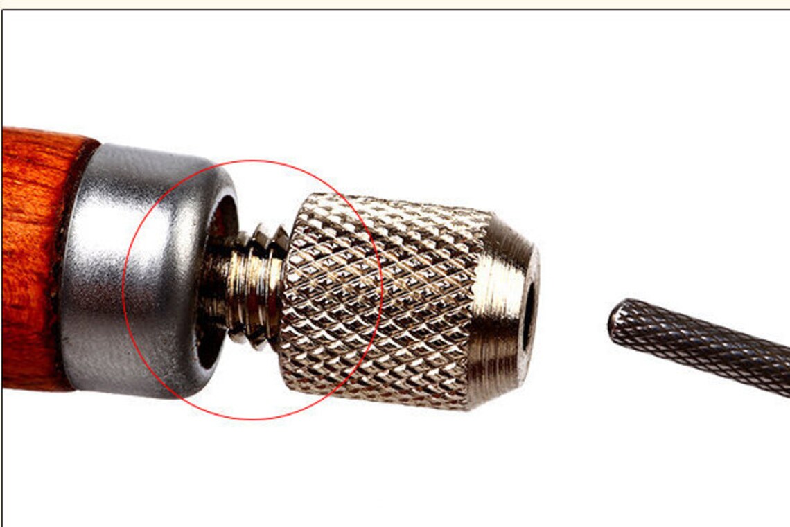 Wood Handle Awl Set/ 1 Wood Handle 4 Different Needles - Etsy