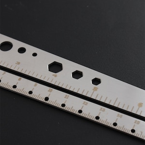 Stainless Steel Ruler Multifunction 26.3cm - Etsy