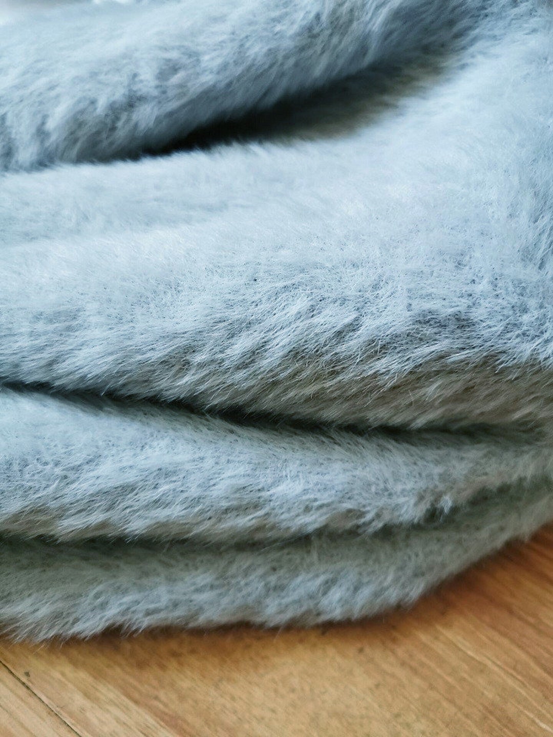150cm X 48cm 59x 19 Gray Blue Bears Long Fabric Teddy Bears Fur for ...