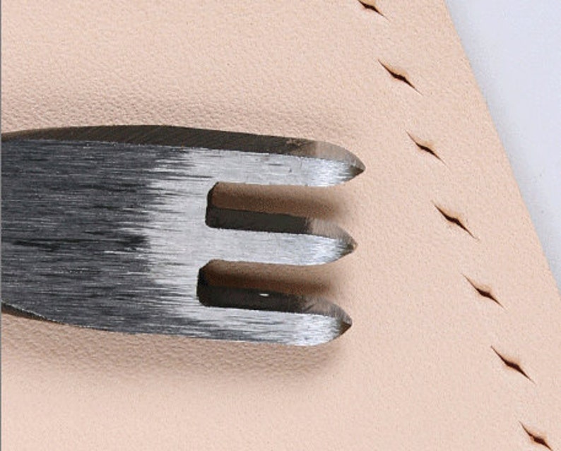 Leather Edge Chisel /leathercraft Tool /pricking Iron Leather - Etsy