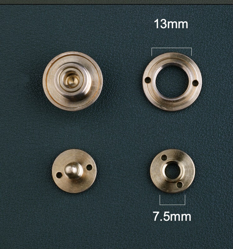 1 Piece Brass Snap Button Fasteners for Purse | Etsy