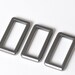 2 Pieces Rectangle Rings for Bags Fingdings /matte Gunmetal/inner Size ...