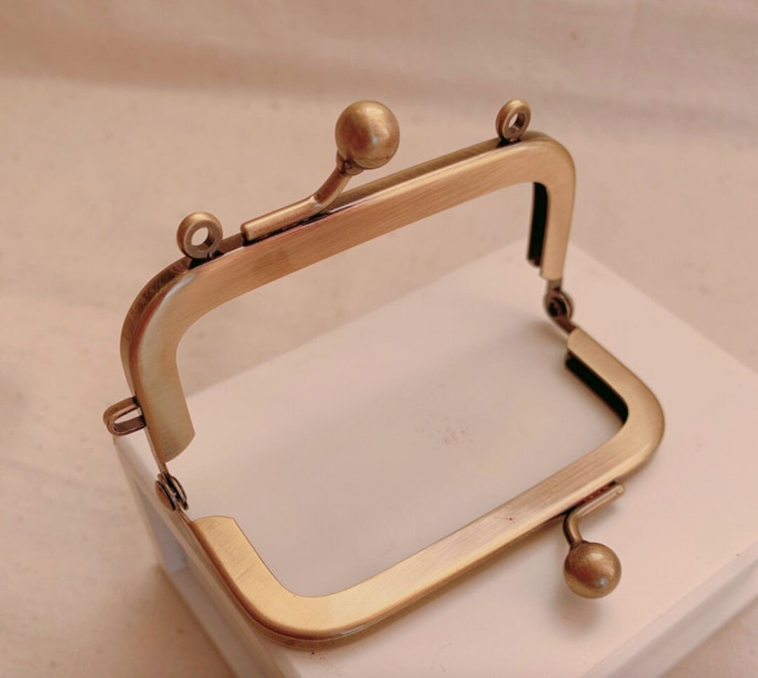 Mini Bag Purse Frame Kisslock Glue-in Style Bag Clip 8cm X 3.8cm - Etsy