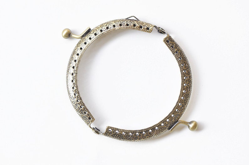 3" Retro Purse Frame Sewing Coin Bag Half Round Purse Frame Various ...