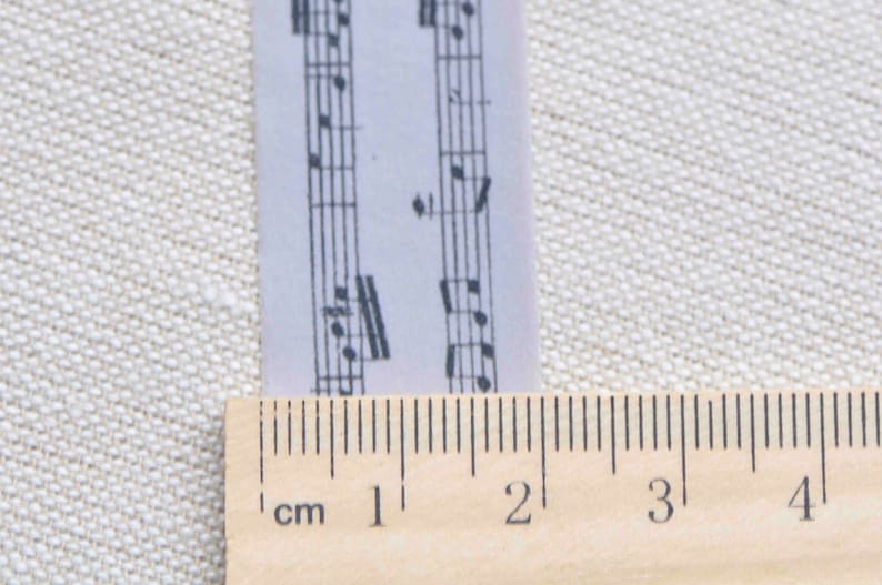 Music Note Washi Tape Musical Planner Tape 20mm Wide X 5M Long - Etsy