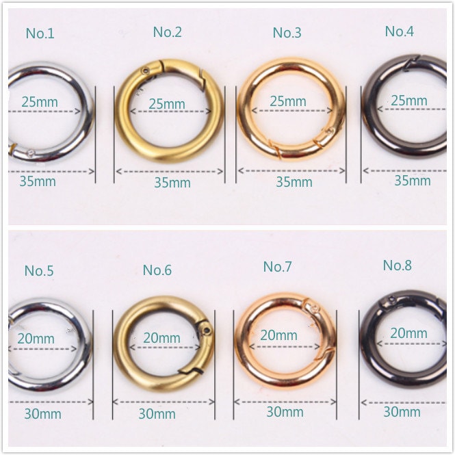 1 Pc round Ring Gate Oval Spring Snap Hooks Gate Ring 20mm | Etsy