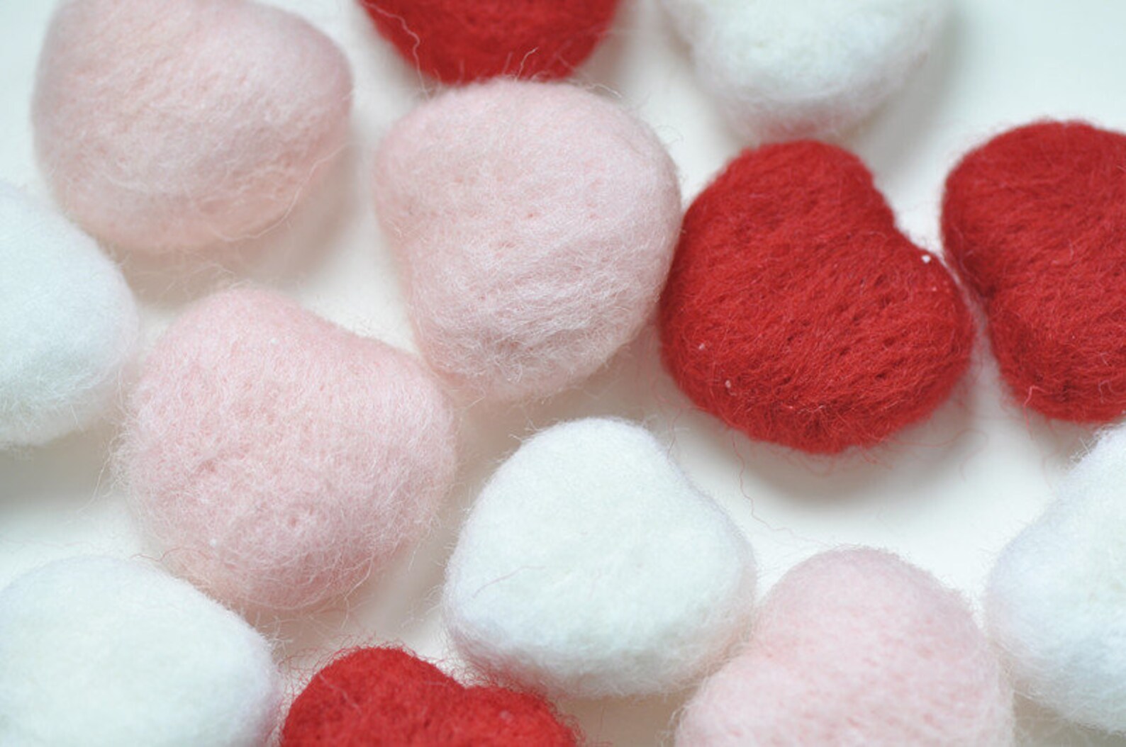 Multi Color Wool Felt Love Heart Weddings Christmas Home Decor | Etsy