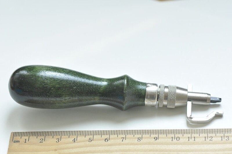 Adjustable Stitching Groover Leathercraft Tool Made in Japan - Etsy