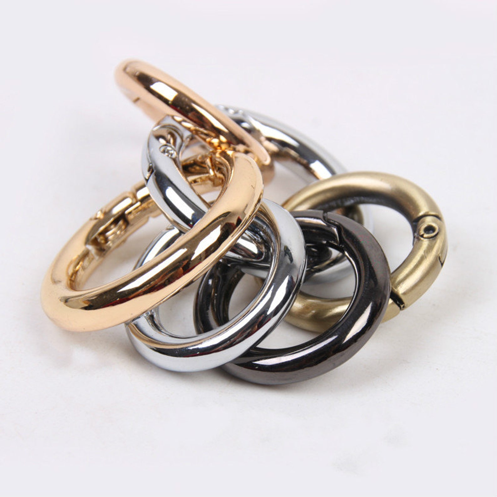 1 Pc round Ring Gate Oval Spring Snap Hooks Gate Ring 20mm - Etsy