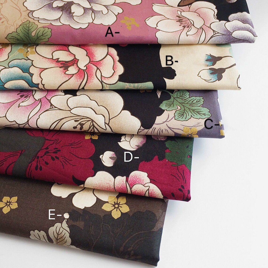 Pure Cotton Fabric Soft With Kitten Pattern Thin Cotton Fabric | Etsy