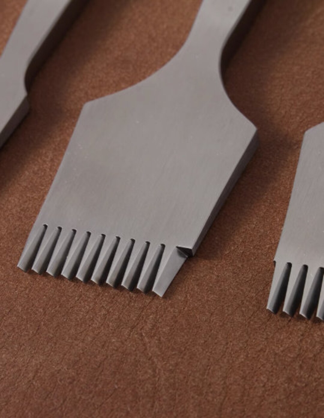 2.7mm/3mm/3.38mm/3.85mm Leather Stitching Prong Chisel -2/5/10 Prongs 3 ...