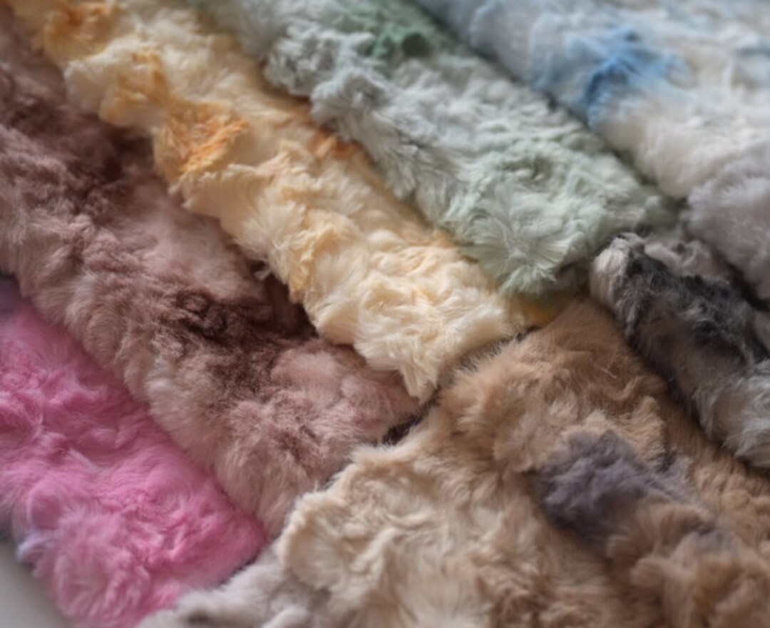 Teddy Bears Material Colorful Fabric Soft Fabric for Toy Stuffed Animal ...