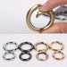 1 Pc round Ring Gate Oval Spring Snap Hooks Gate Ring 20mm - Etsy