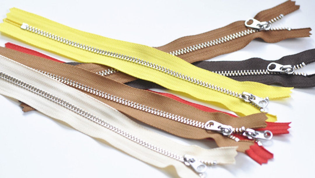 Handbag Zippers No.3 Red/beige/ Yellow/ Light Brown/ Dark Brown/ Coffee ...