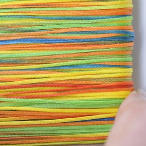 1mm Width Flat Waxed Polyester Thread for Leather Craft Hand Sewing ...