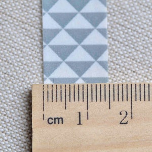 Gray Triangle Washi Tape Self-adhesive Tape 15mm X 10M Roll No.12886 - Etsy