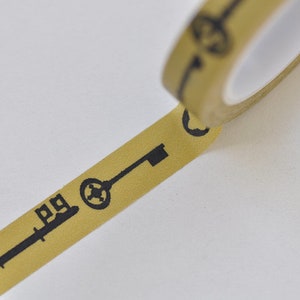 Key Adhesive Washi Tape 10mm X 10m Long No.13019 - Etsy