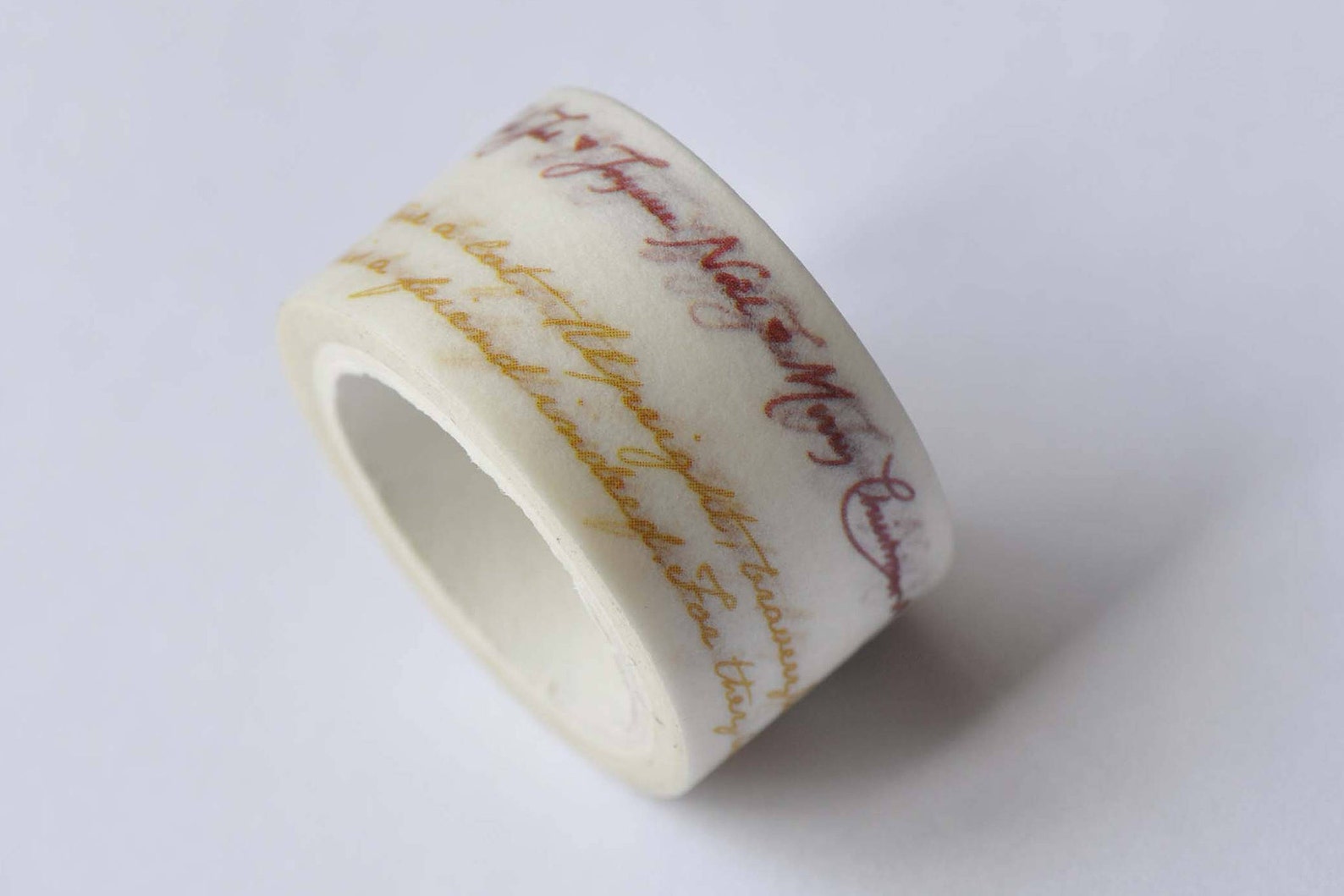 Retro English Handwriting Washi Tape Masking Planner Tape 20mm - Etsy