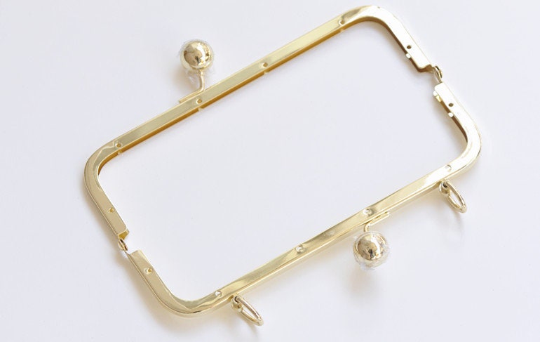 Gold Purse Frame Clutch Bag Purse Frame With Screws 20cm - Etsy