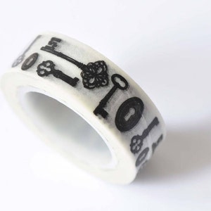 Skeleton Key Adhesive Washi Tape 15mm X 10M No.12419 - Etsy