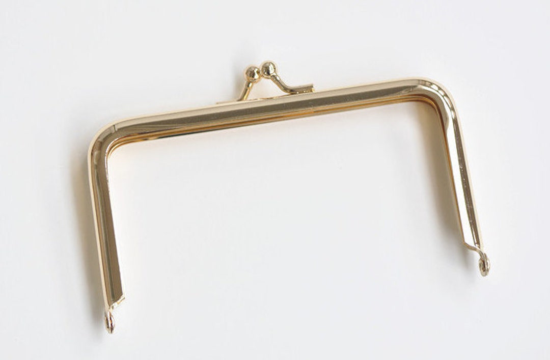 11.5x6.3cm Light Gold Purse Frame Handle Purse Frame Wedding Bag 11.5x6 ...