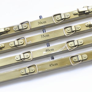 Doctor Bag Purse Frame With Screws Brushed Brass Metal Closure Purse ...