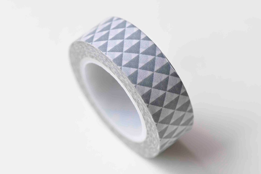 Gray Triangle Washi Tape Self-adhesive Tape 15mm X 10M Roll No.12886 - Etsy