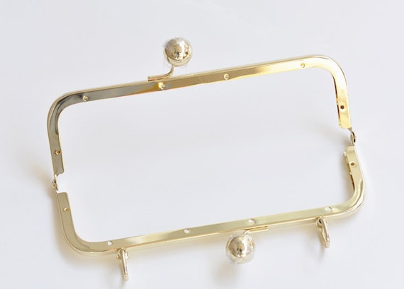 Gold Purse Frame Clutch Bag Purse Frame With Screws 20cm | Etsy