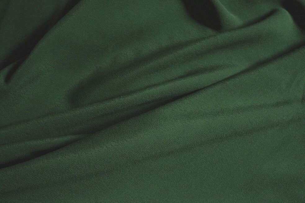 Dark Green Fabric Soft Thin Cotton Fabric Sewing Material 50 x | Etsy